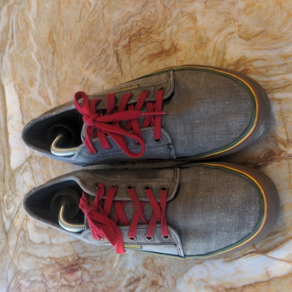 Vans | Shoes | Rare Vans Spitfire Rasta Gray Shoes Mens 5 | Poshmark